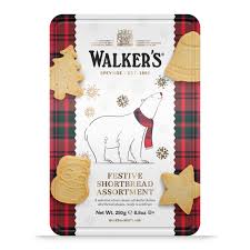 Walker's Festive Shortbread Assortment Tin 250g