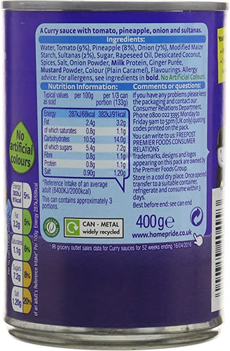 Homepride Curry Cooking Sauce 400g