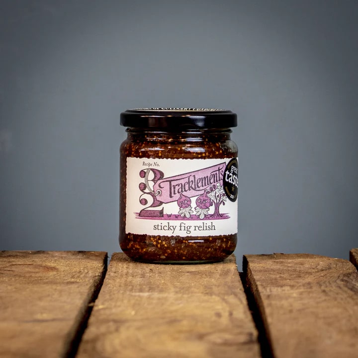 Tracklements Sticky Fig Relish 250g I Britshop